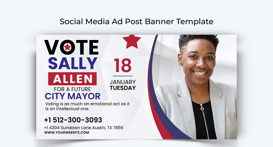Political Campaign Facebook Ad Banner Design-012