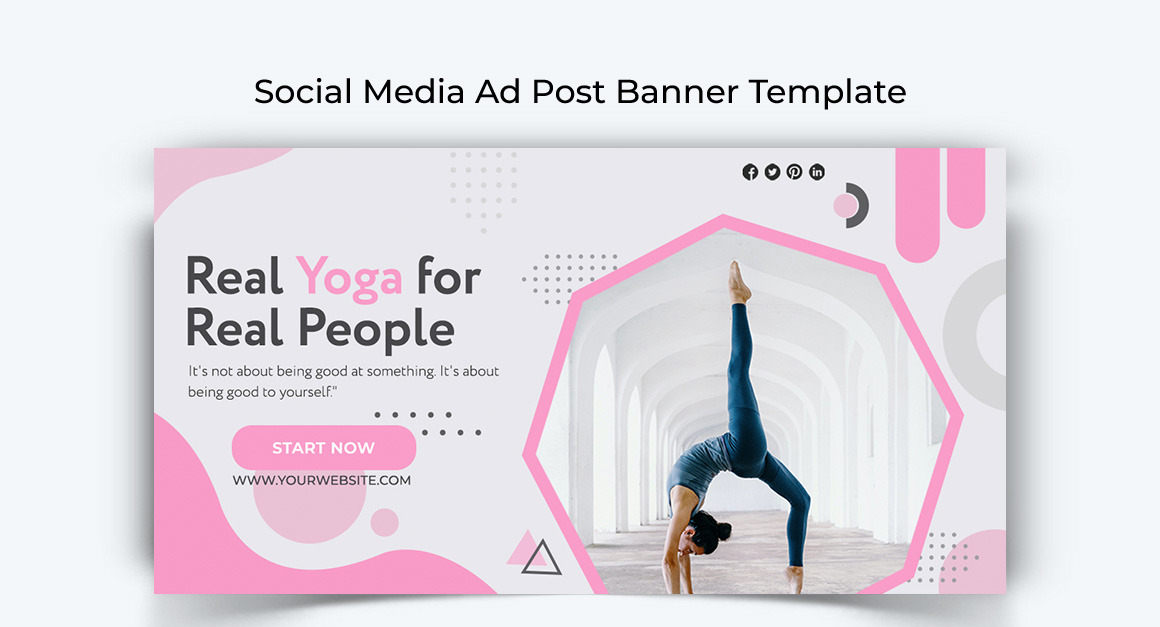 Yoga and Meditation Facebook Ad Banner Design-017