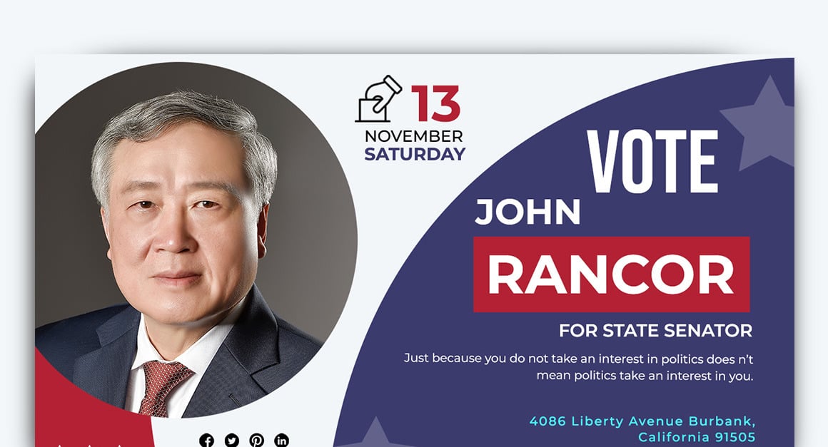 Political Campaign YouTube Thumbnail Design Template-16