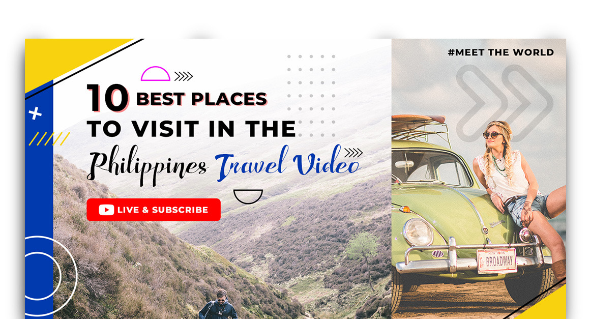Travel and Tour YouTube Thumbnail Design Template-09