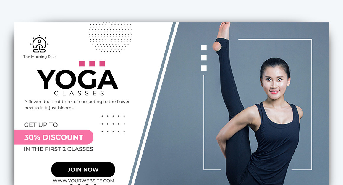 Yoga and Meditation YouTube Thumbnail Design Template-19