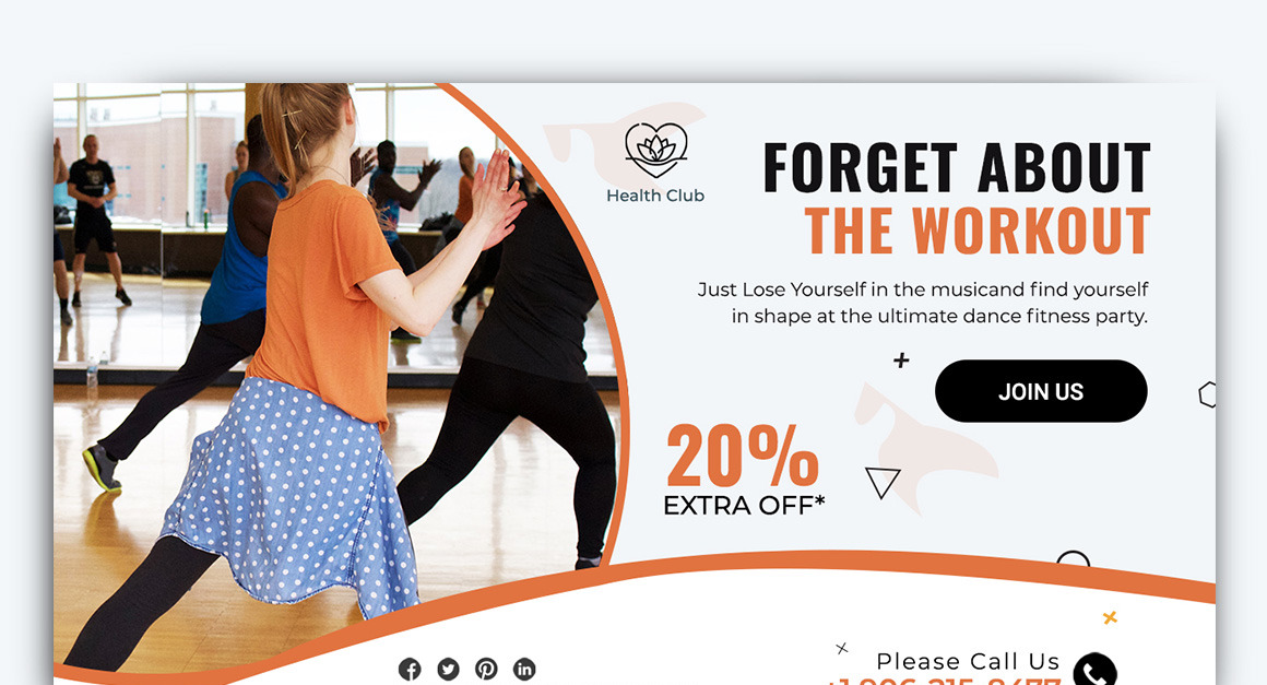 Zumba Dance YouTube Thumbnail Design Template-03