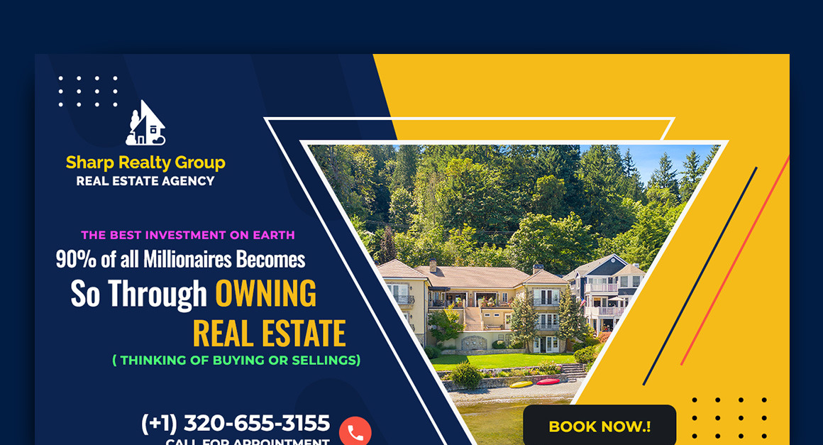 Real Estate YouTube Thumbnail Design -10 - TemplateMonster