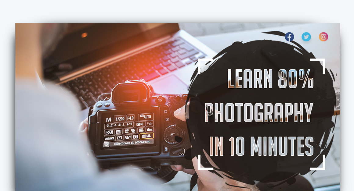 Photography YouTube Thumbnail Design -002 - TemplateMonster