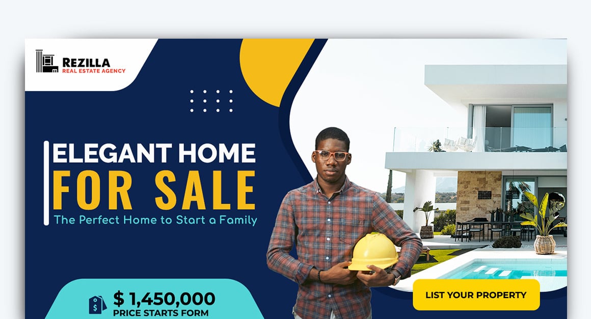 Real Estate YouTube Thumbnail Design -011 - TemplateMonster