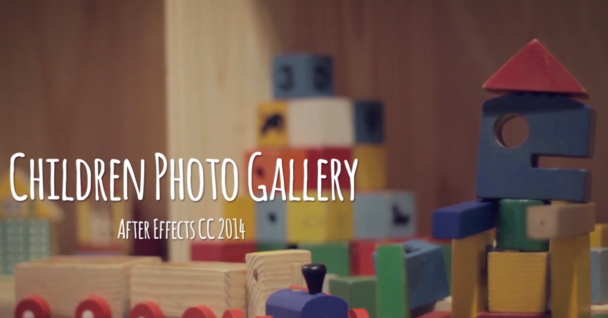 Children Kids Photo Gallery Toys - After Effects Template