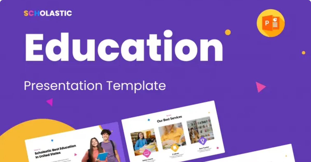 Scholastic – Education PowerPoint Presentation Template