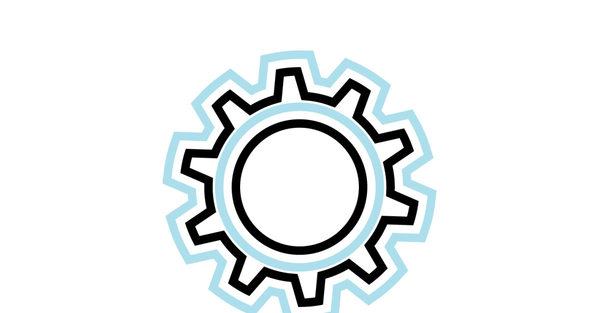 Engrenagem Vector Icon Ilustração Design V8 - TemplateMonster