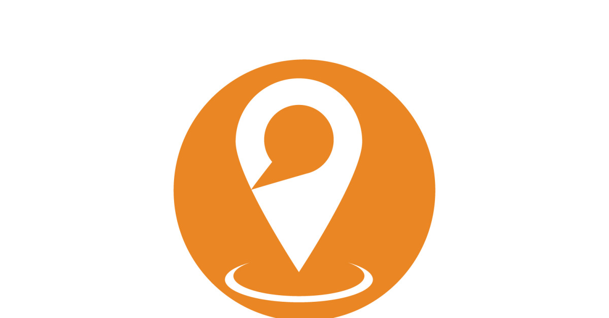 Icône de point de localisation Illustration vectorielle V10