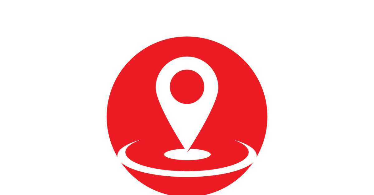 Icône de point de localisation Illustration vectorielle V13