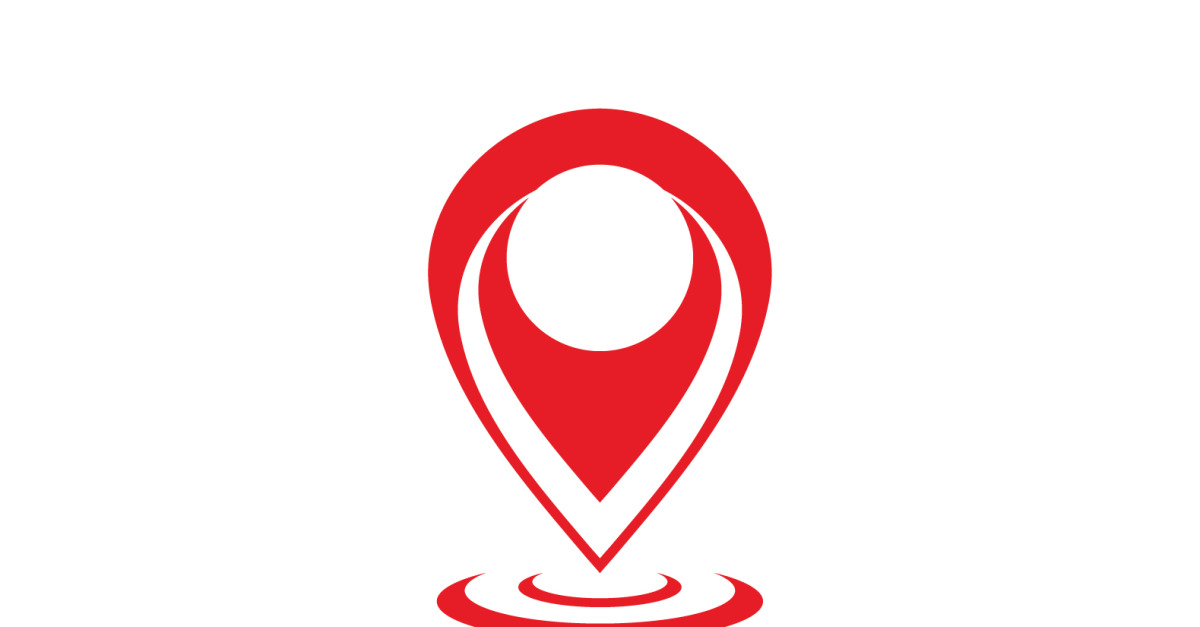 Icône de point de localisation Illustration vectorielle V17