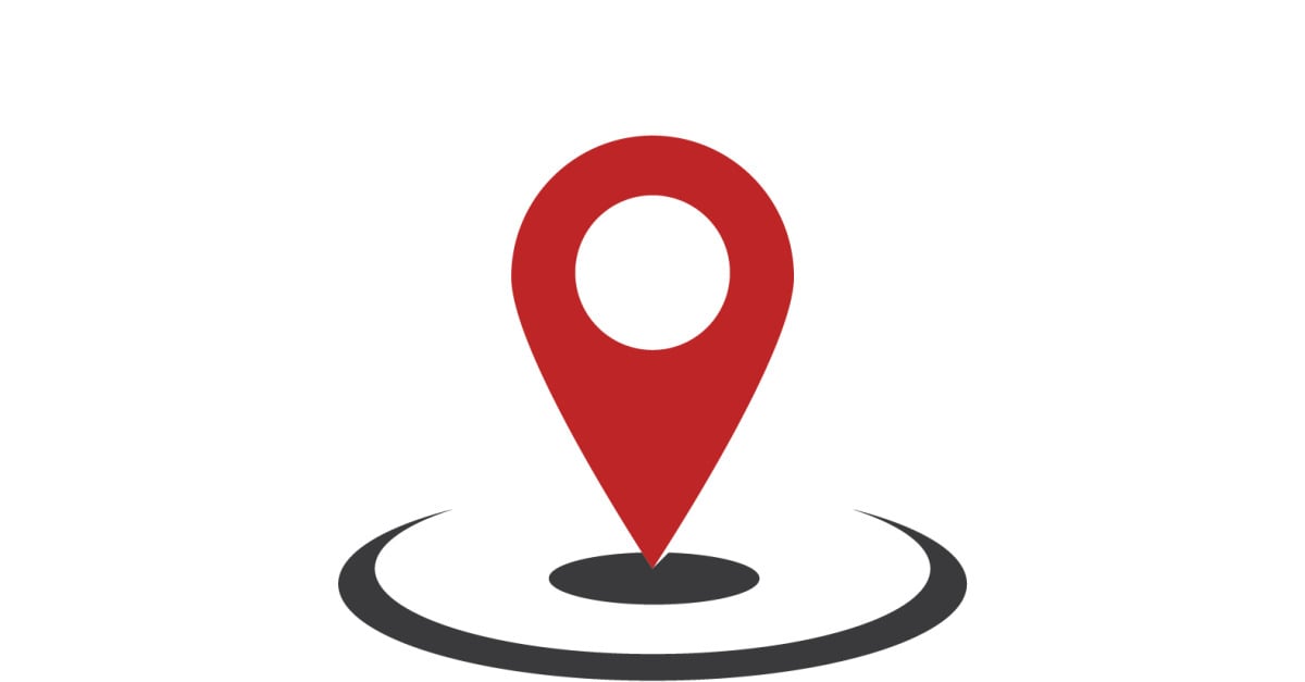 Icône de point de localisation Illustration vectorielle V4