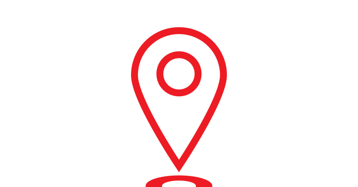 Icône de point de localisation Illustration vectorielle V8