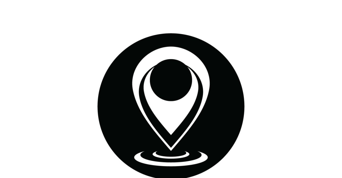 Konum Noktası Simgesi Vektör Çizim V15 - TemplateMonster