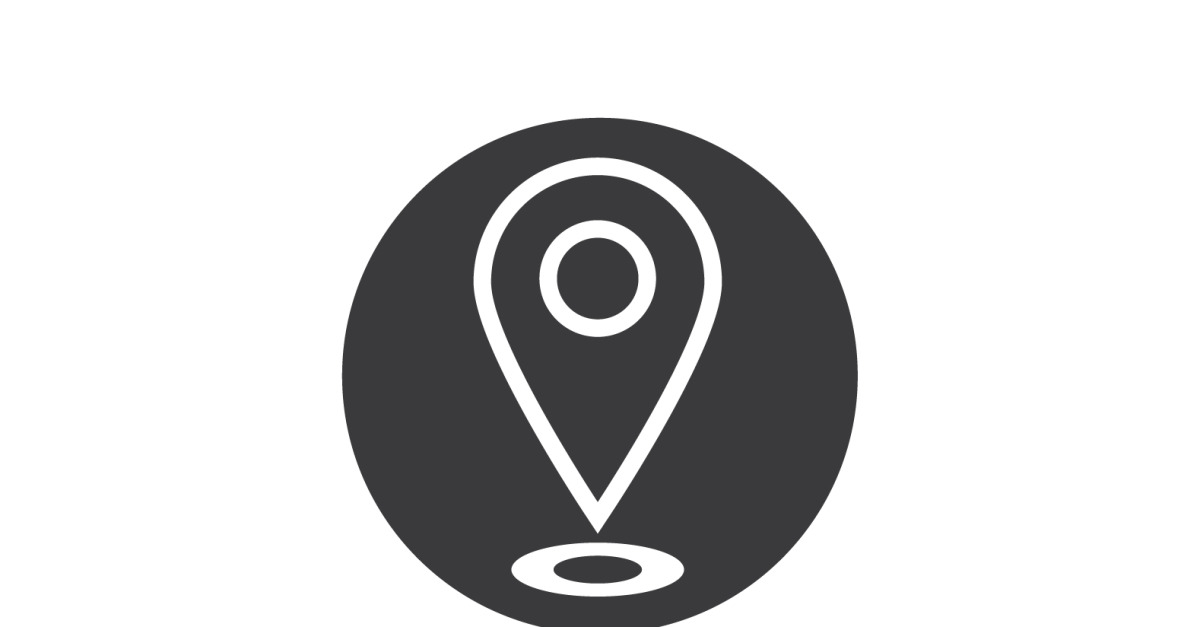 Konum Noktası Simgesi Vektör Çizim V1 - TemplateMonster