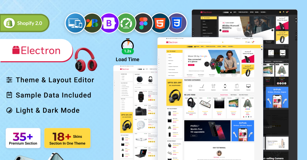 Electron - Mega Electronics Super Shopify 2.0 Theme