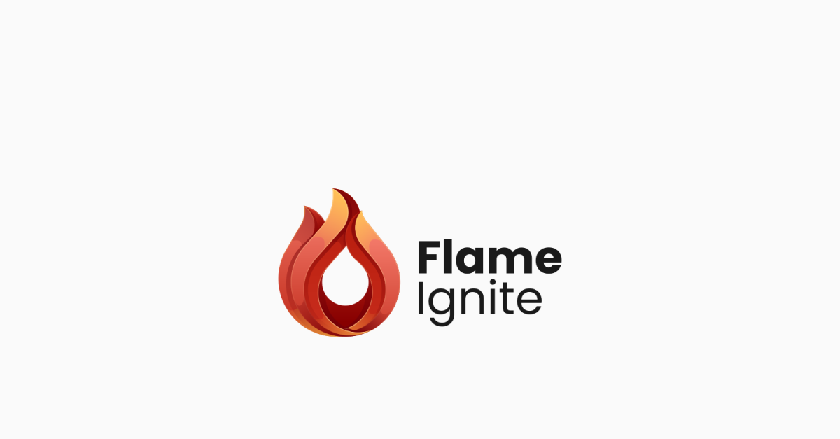 Flame Ignite Gradient Logo #285076 - TemplateMonster