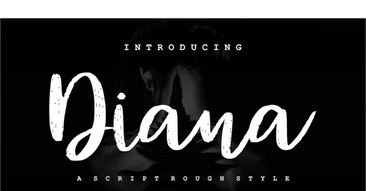 Diana Hrubý skript Hrubý styl písma #285192 - TemplateMonster