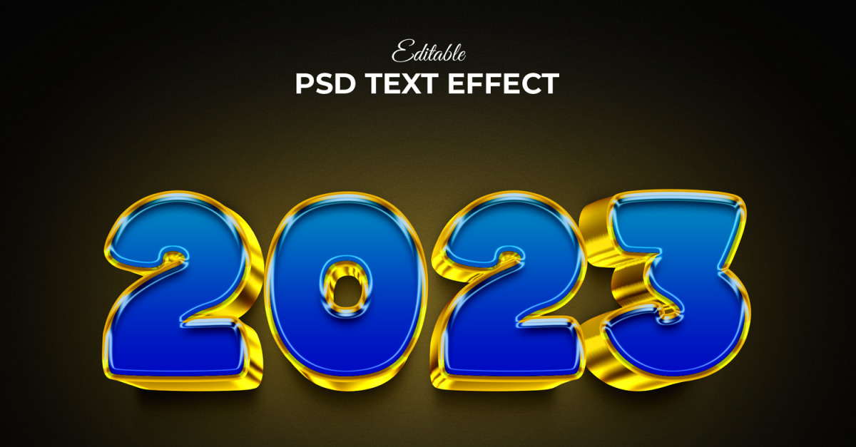 2023 Editable 3d Luxury Text Effect #285267 - TemplateMonster