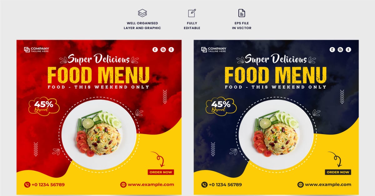 Restaurant business promotion template - TemplateMonster