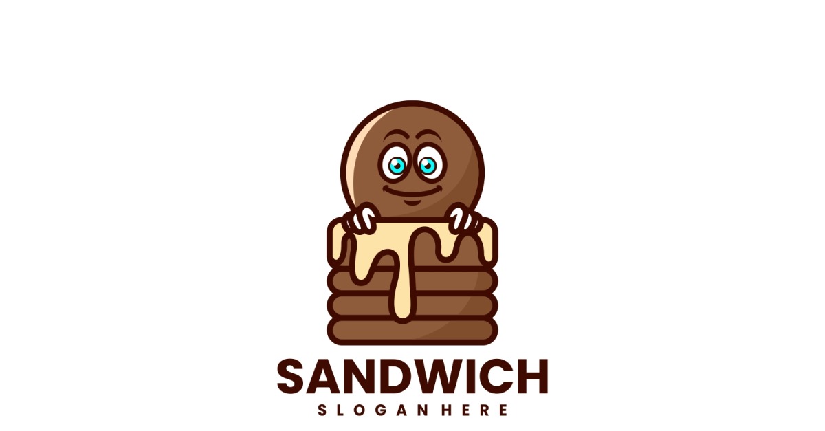 Sandwich Cartoon Logo Style #285319 - TemplateMonster