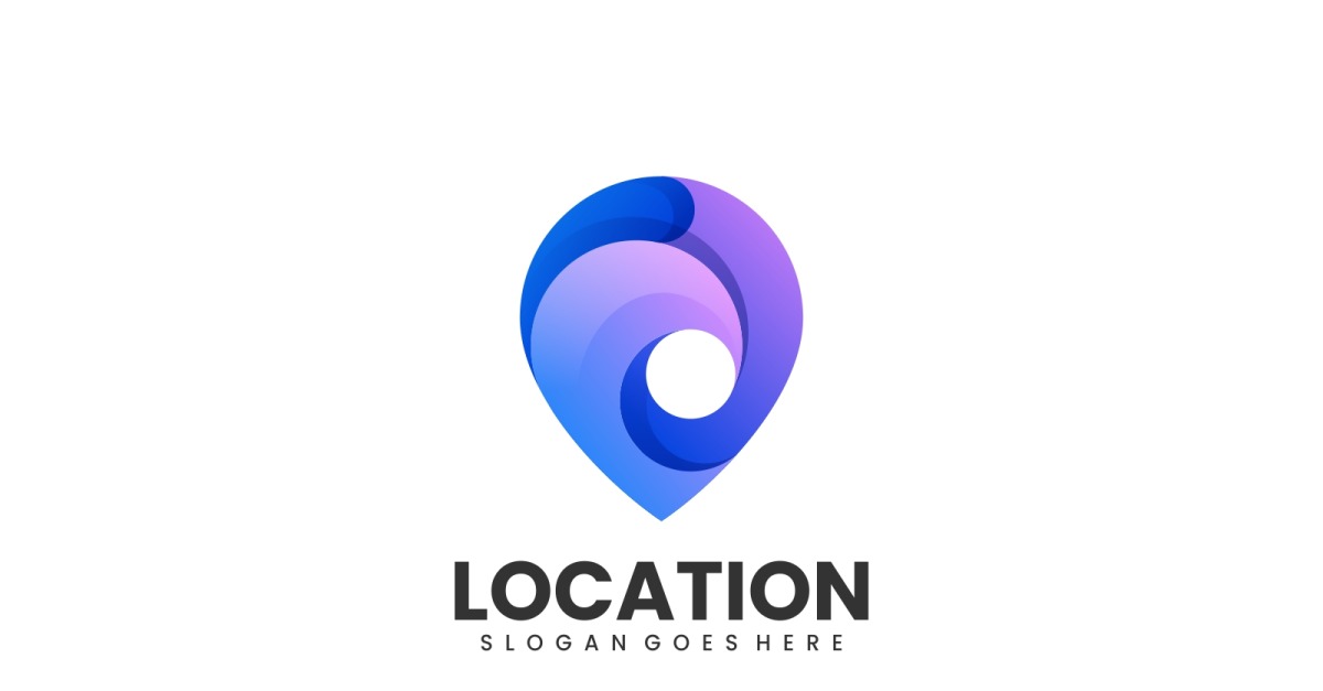 Konum Gradyan Logo Tasarımı #285558 - TemplateMonster