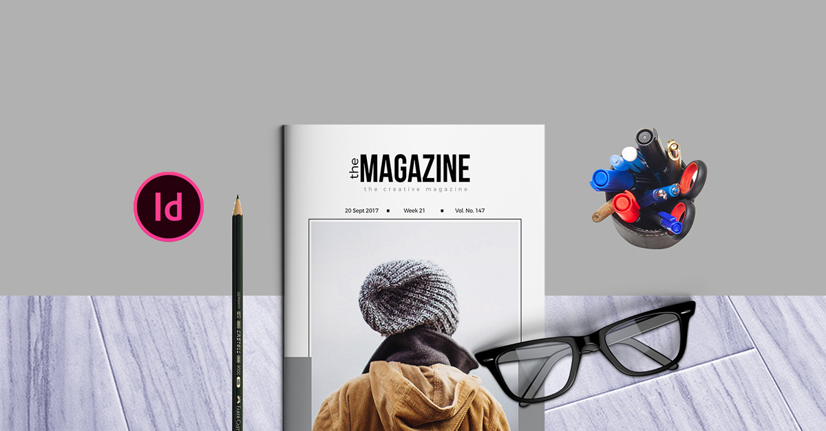 Plantilla de diseño de revista moderna - TemplateMonster
