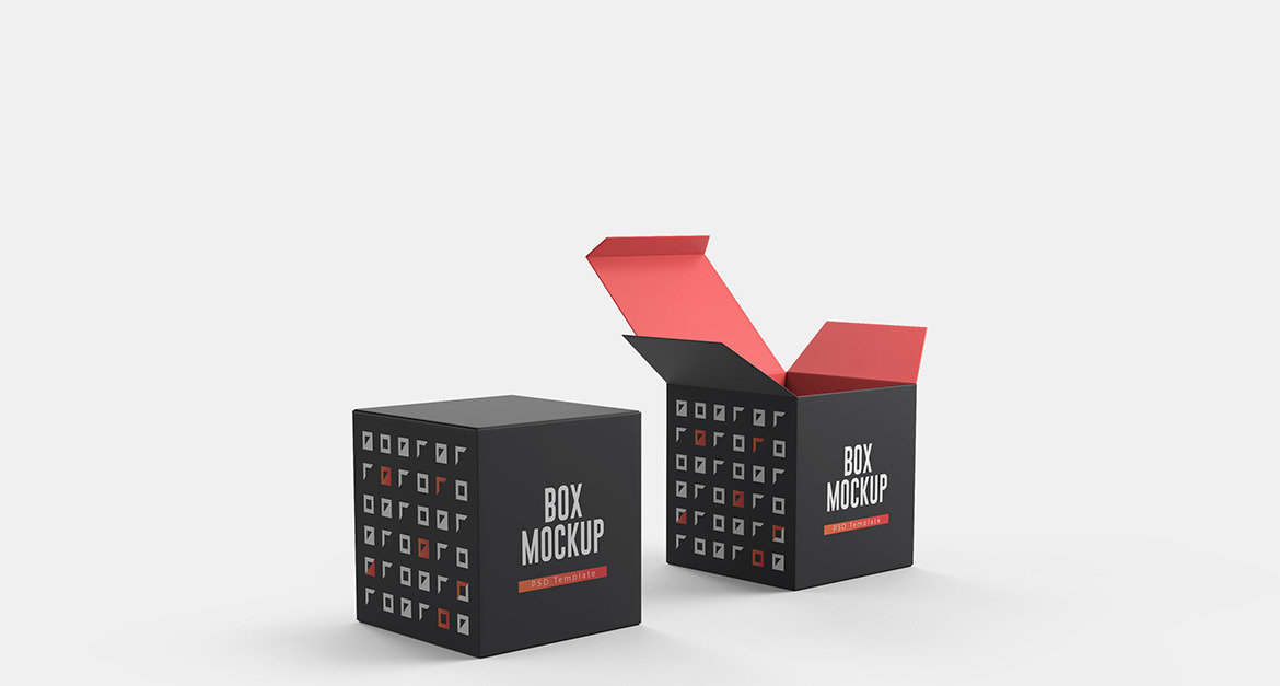 Cube Box Mockup Template Vol 01 #285641 - TemplateMonster