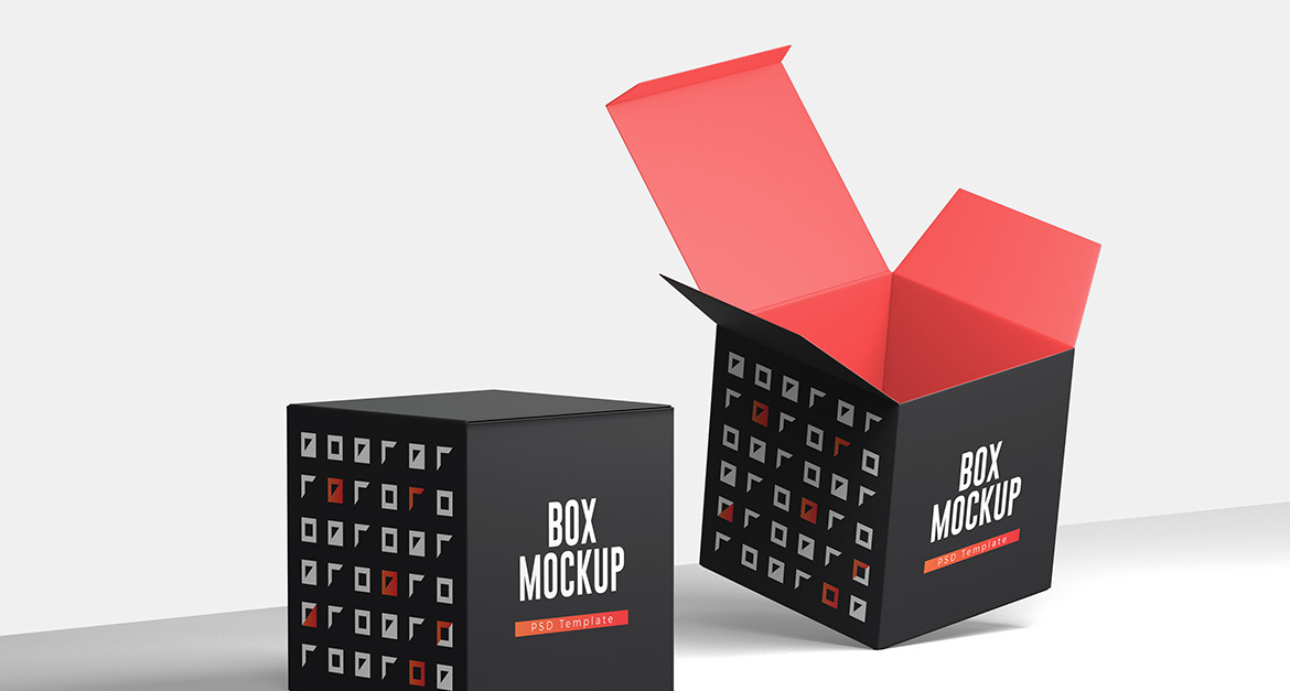 Cube Box Mockup Template Vol 17 #285651 - TemplateMonster