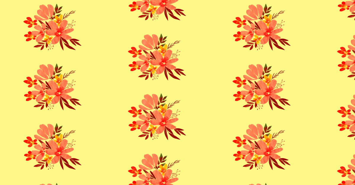 Floral Pattern Background Texture #286068 - TemplateMonster