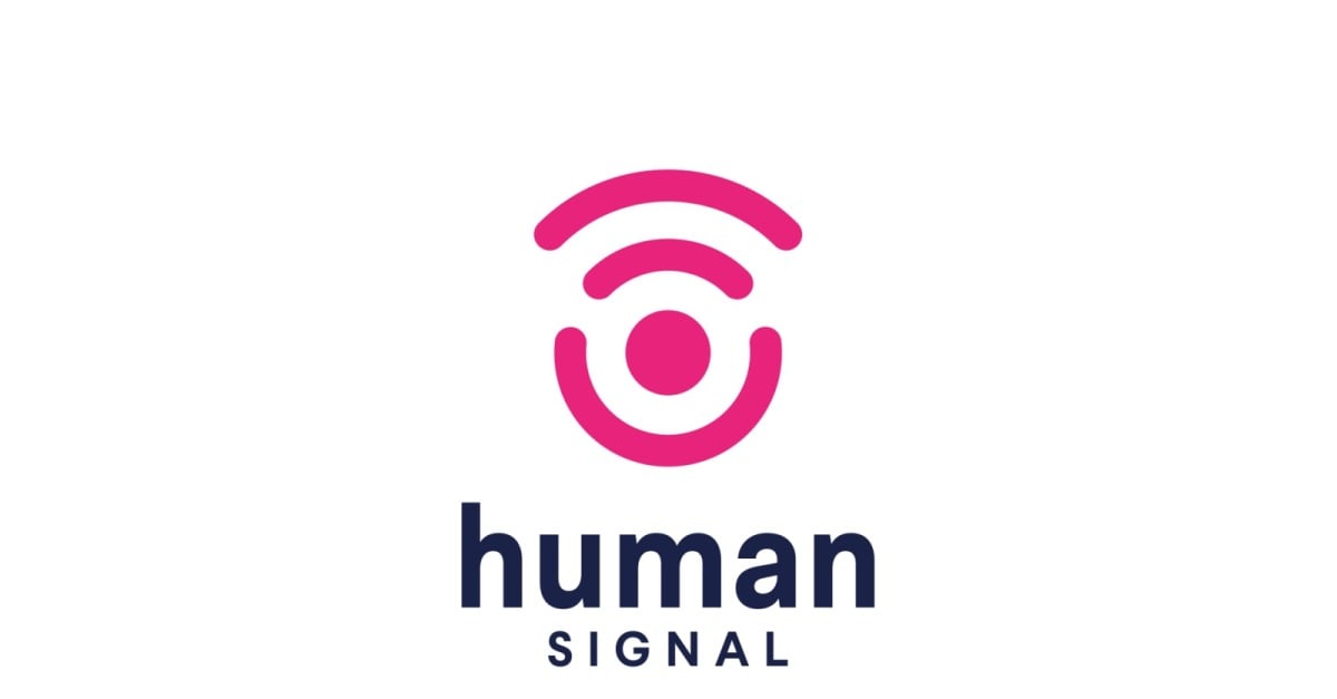 Human People Signal Wireless Logo #286326 - TemplateMonster