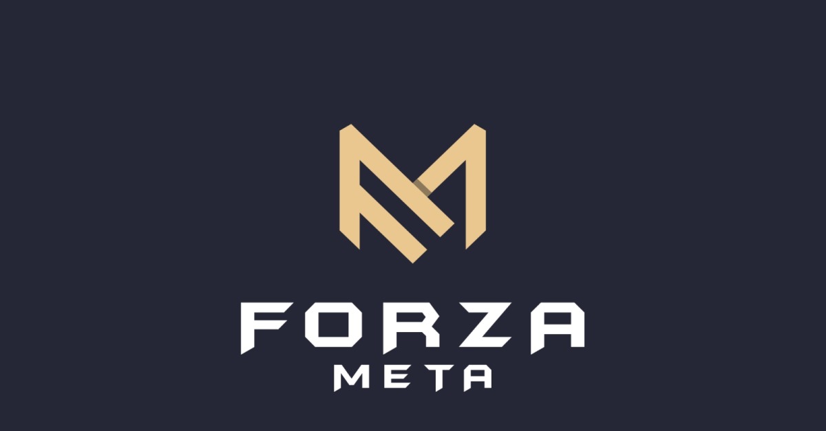 Letter MF FM Masculine Modern Monogram Logo - TemplateMonster