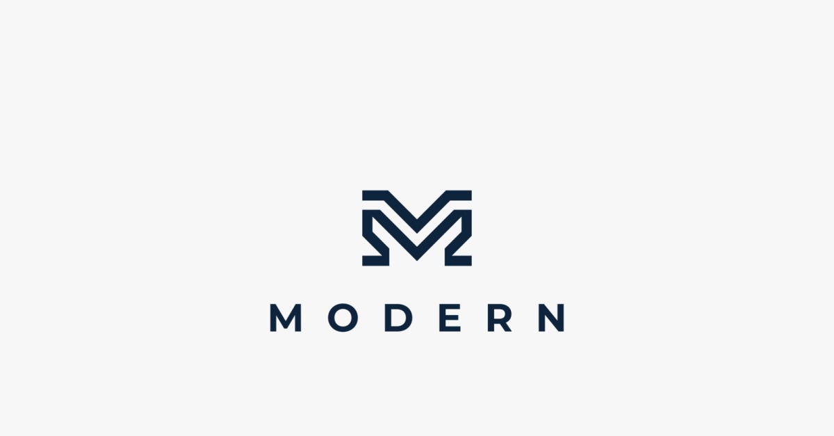 Letter M Geometric Unique Logo #286425 - TemplateMonster