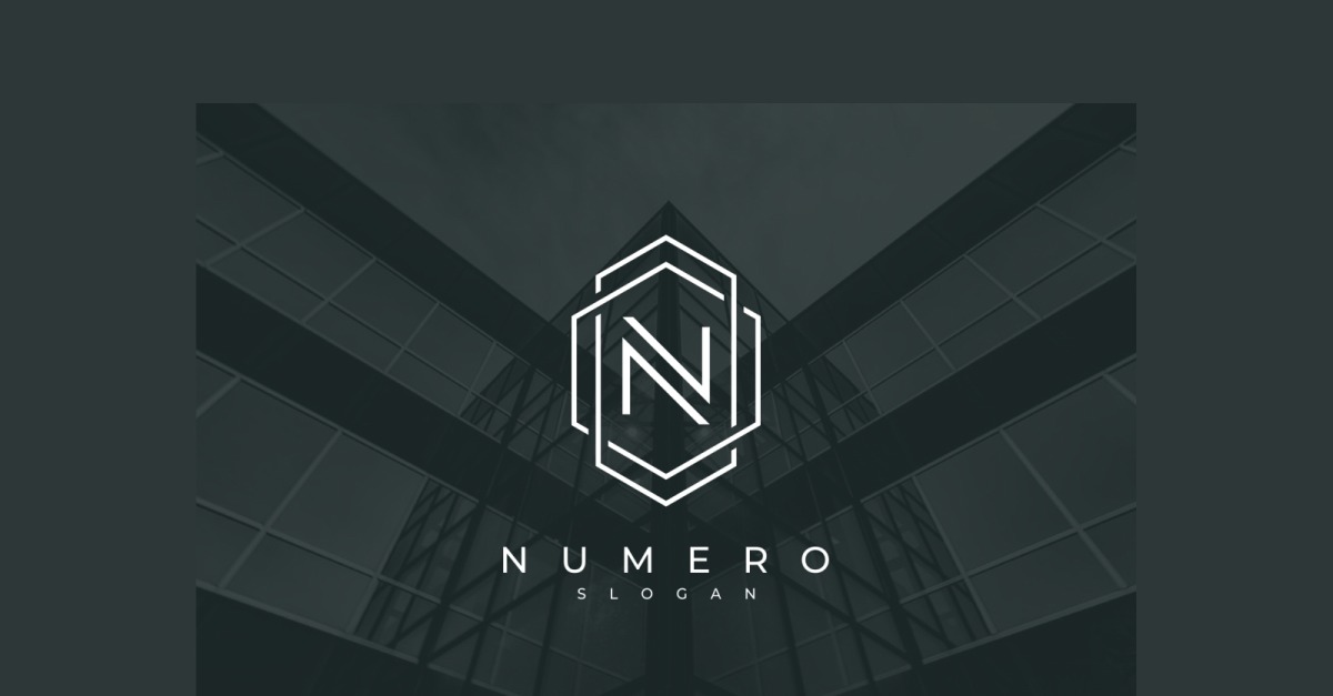 Letter N Minimalist Frame Logo #286436 - TemplateMonster
