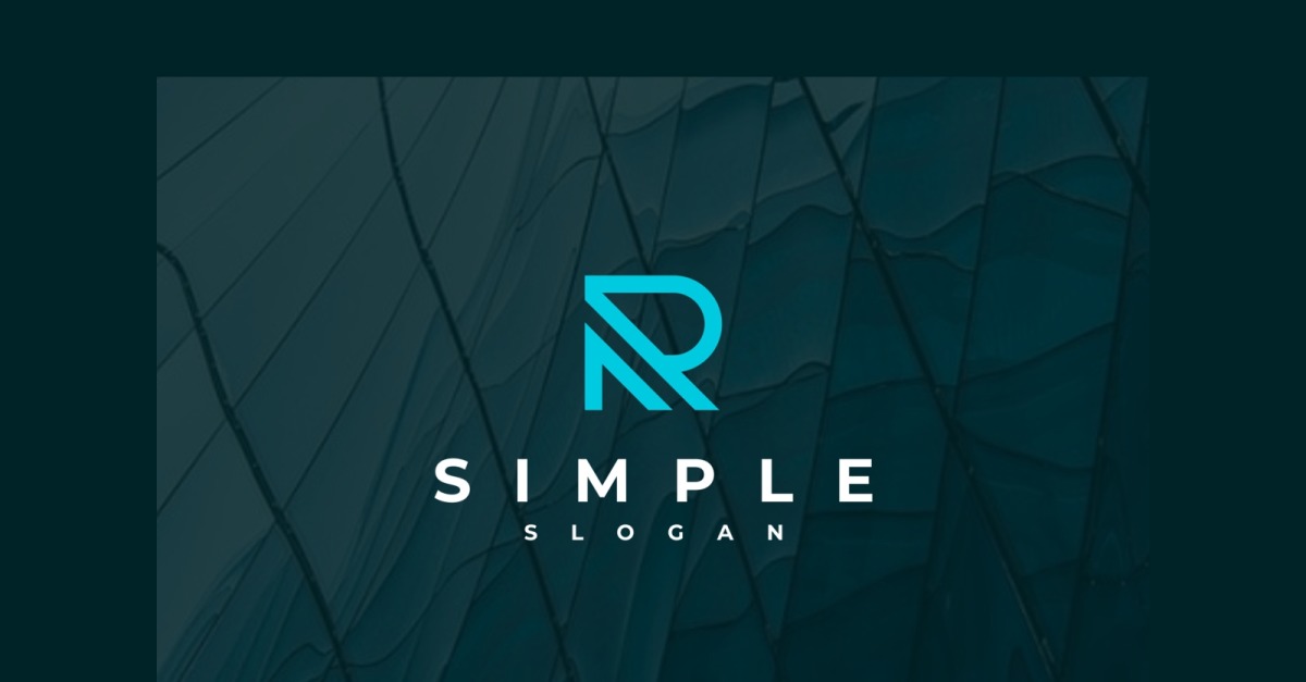 Letter R Monogram Simple Logo #286501 - TemplateMonster