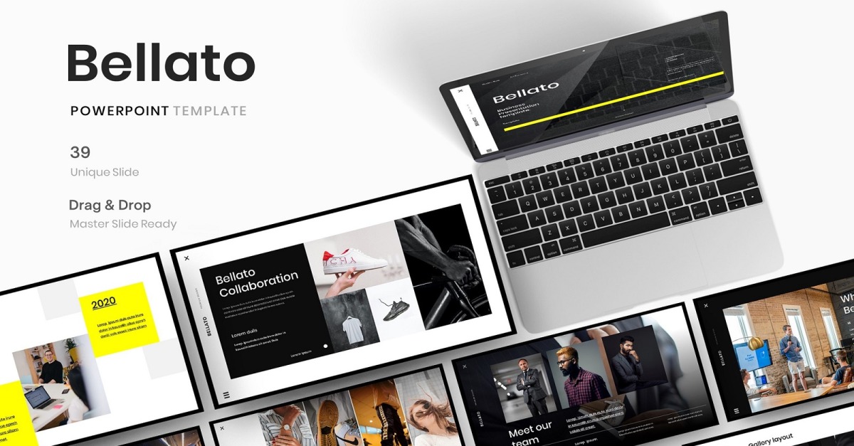 Bellato – Biznes Szablony prezentacji PowerPoint