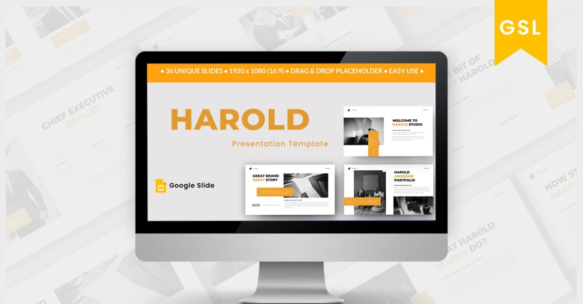 Harold – Business Google Slide Template - TemplateMonster