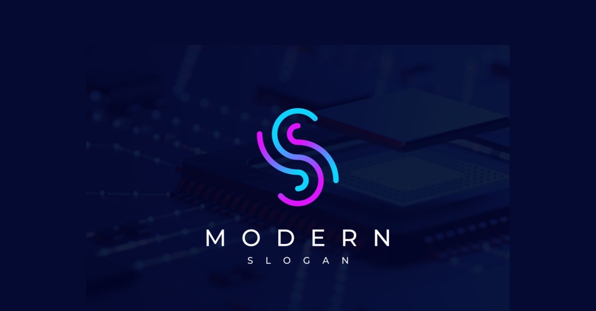 Letter S Modern Curve Line Logo 287028 Templatemonster