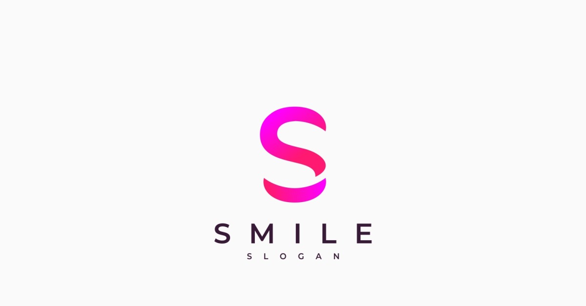 Letter S Smile Happy Cheerful Logo #287043 - TemplateMonster