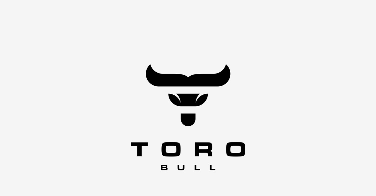 Letter T Head Bull Toro Horn Masculine Logo - TemplateMonster