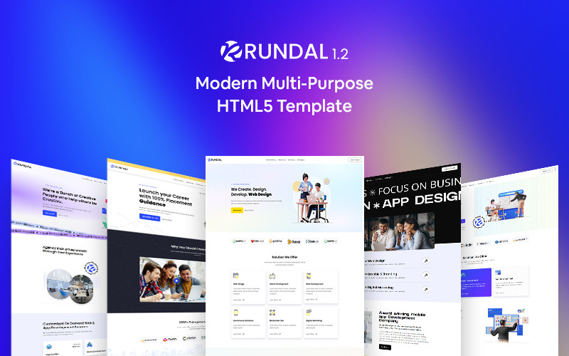 Rundal - Plantilla HTML5 multipropósito moderna