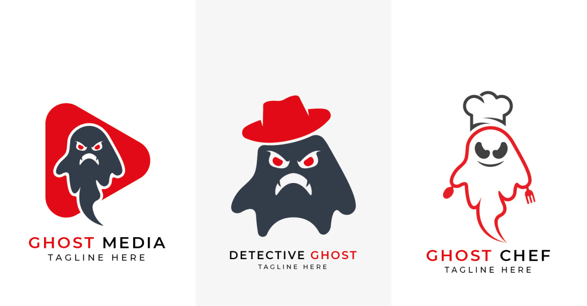 Ghost logo design collection #287300 - TemplateMonster