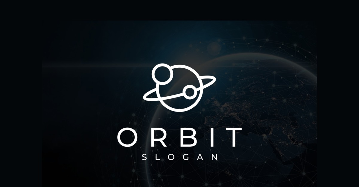 轨道行星宇宙银河宇宙徽标 #287410 - TemplateMonster