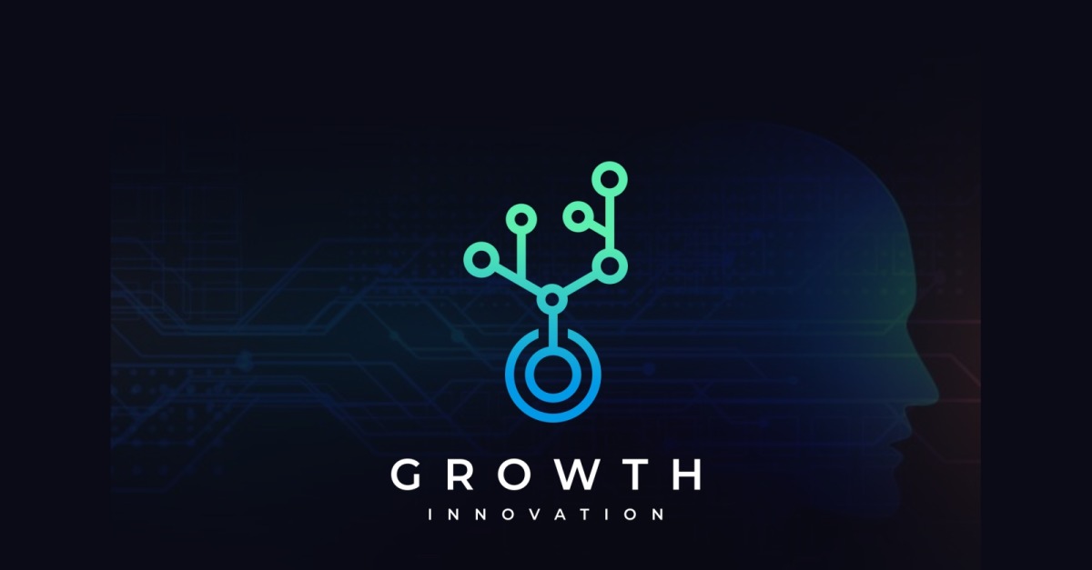 Logo technologii wzrostu i innowacji - TemplateMonster