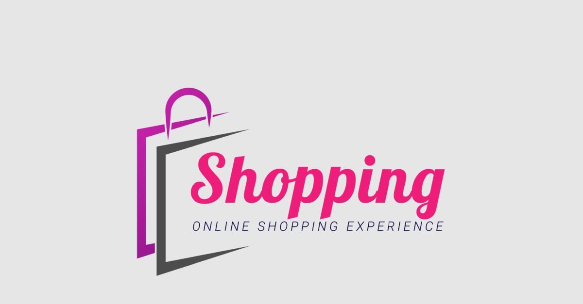 Plantilla de diseños de logotipo de tienda simple. Compras Logo Vector ...