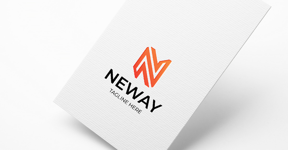 Modelo de Design de Logotipo N Letter Neway - TemplateMonster