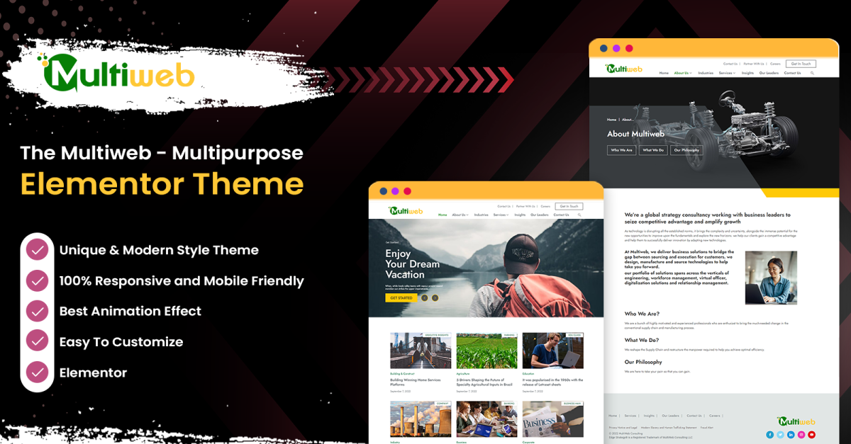 Multiweb - Tema empresarial multipropósito - TemplateMonster