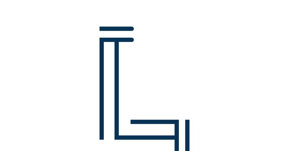 Modèle dicône de vecteur de logo de lettre L8