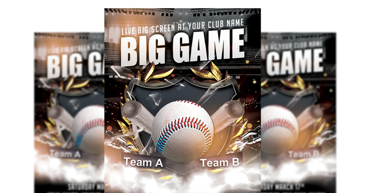 Modèle de flyer de base-ball #4 #288698 - TemplateMonster
