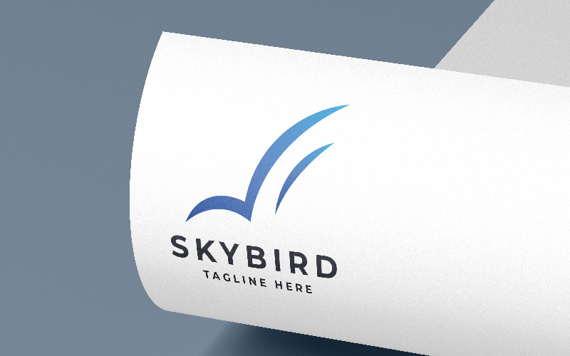 Sky Bird Professional Logo #288793 - TemplateMonster